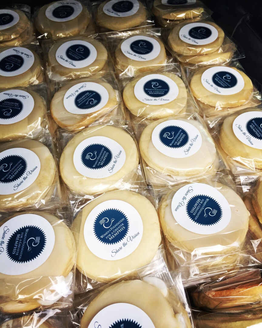 Corporate Logo Cookies - Sweet LaLa's Bakery